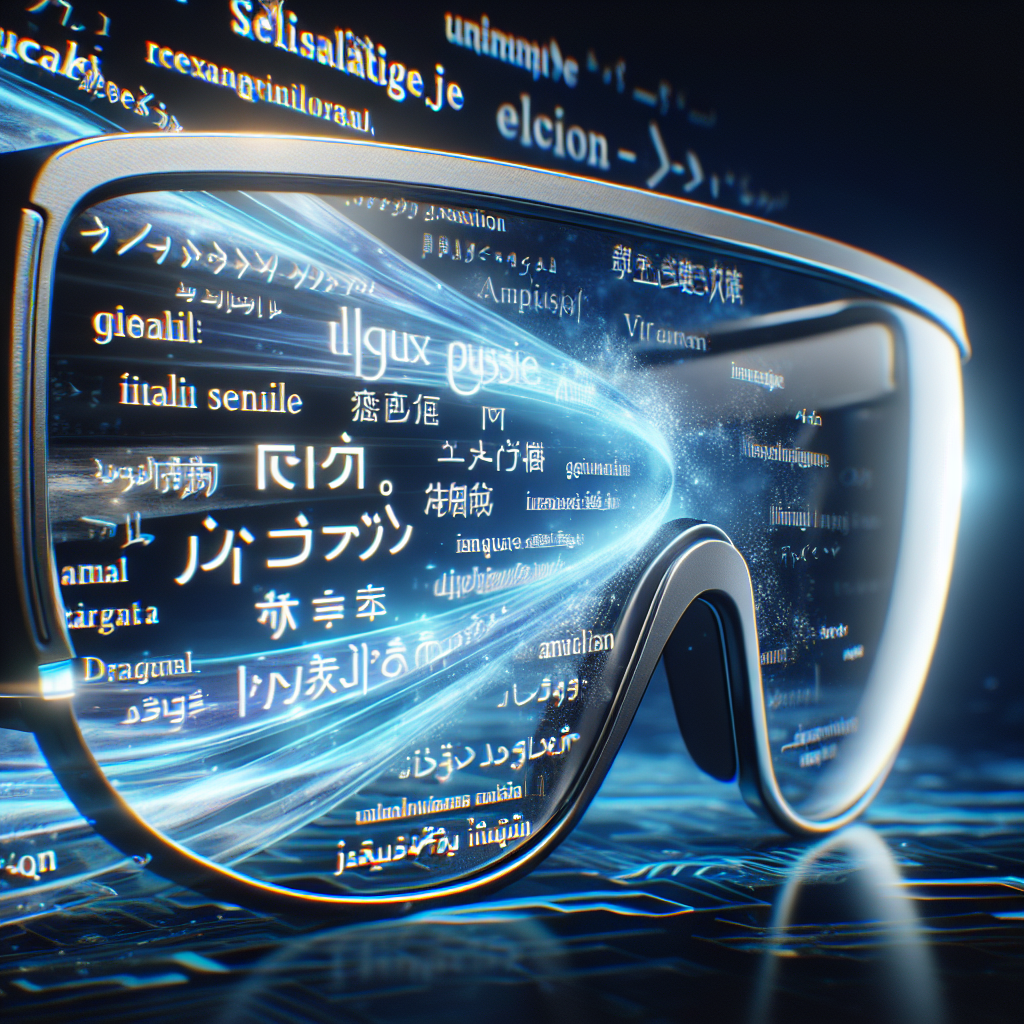 Smart Glasses with Real-Time Translation: A Glimpse into the Future of ...