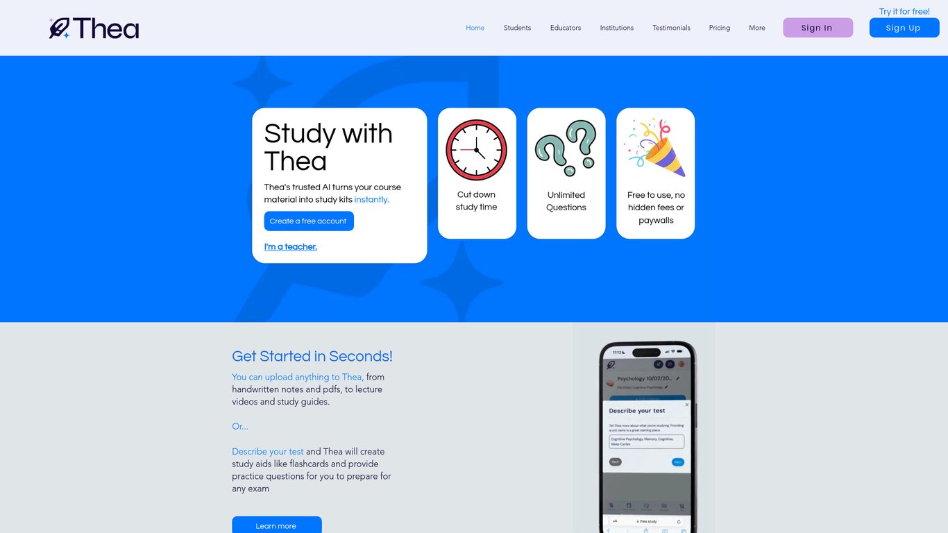 Thea Review, Pricing & Alternatives (May 2026)