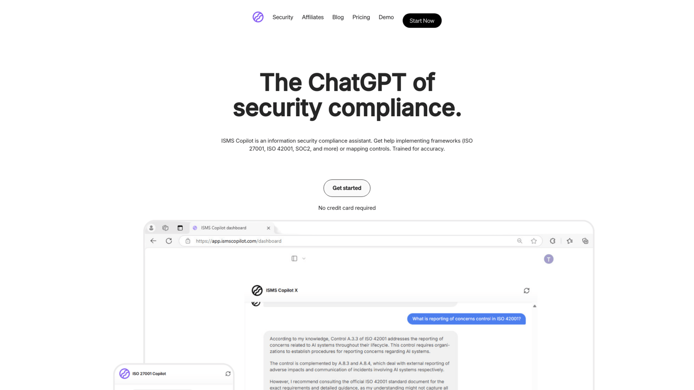 ISMS Copilot Reviews, Alternatives, and Pricing updated May 2025