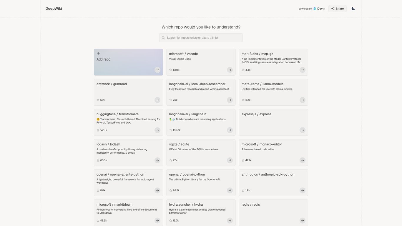 DeepWiki Reviews, Alternatives, and Pricing updated October 2025