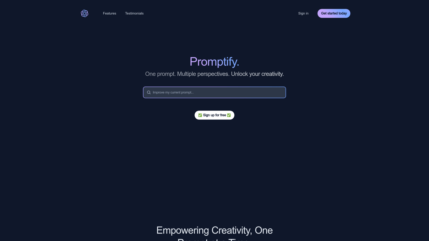 Promptify Editor Reviews, Alternatives, and Pricing updated June 2025