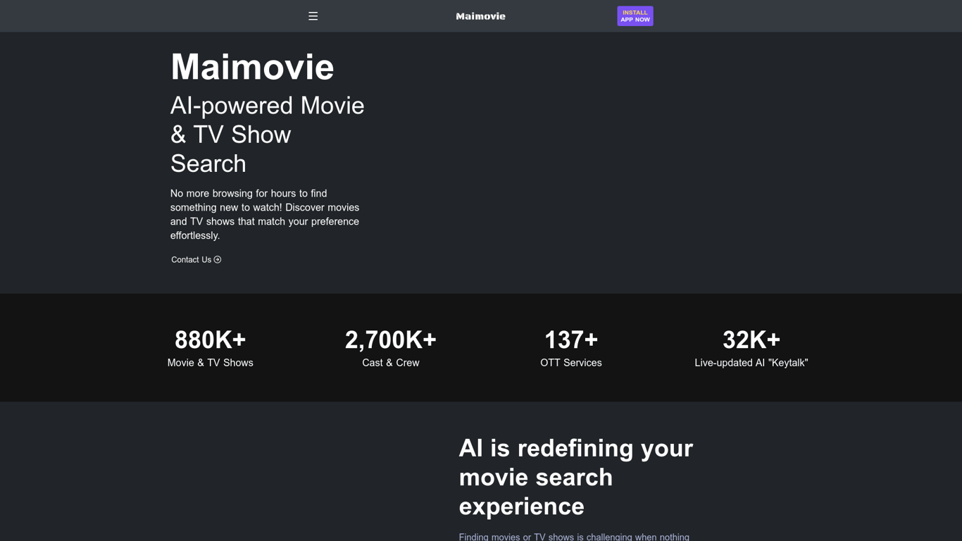 MaiMovie Reviews, Alternatives, and Pricing updated April 2025
