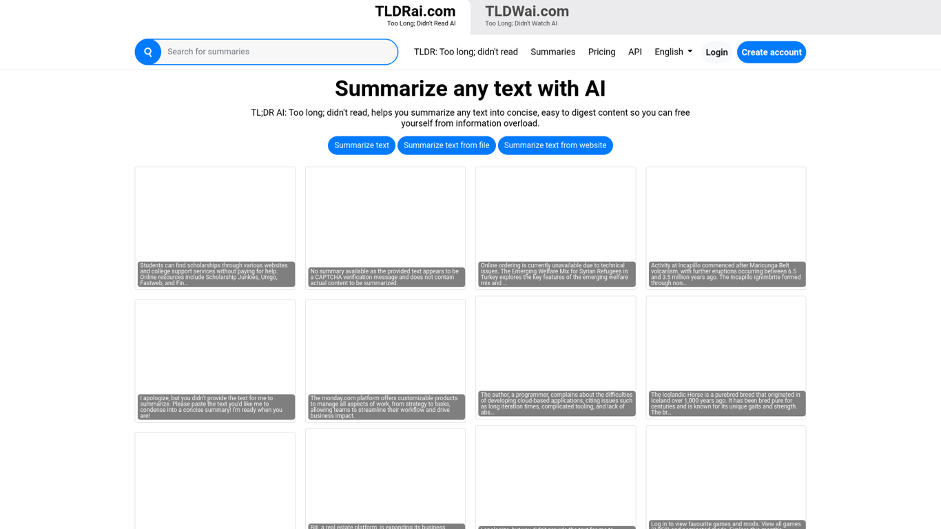 TLDRAI Reviews, Alternatives, and Pricing updated October 2025