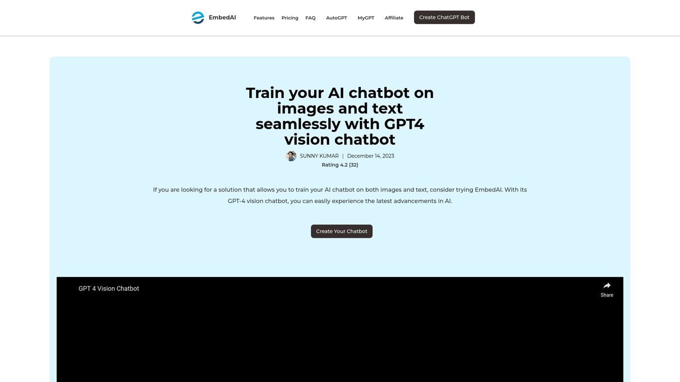 GPT4 Vision Chatbot Reviews, Alternatives, and Pricing updated September 2025