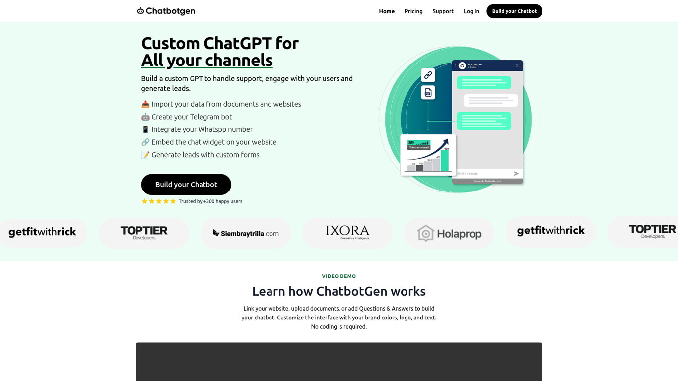 ChatbotGen Reviews, Alternatives, and Pricing updated July 2025