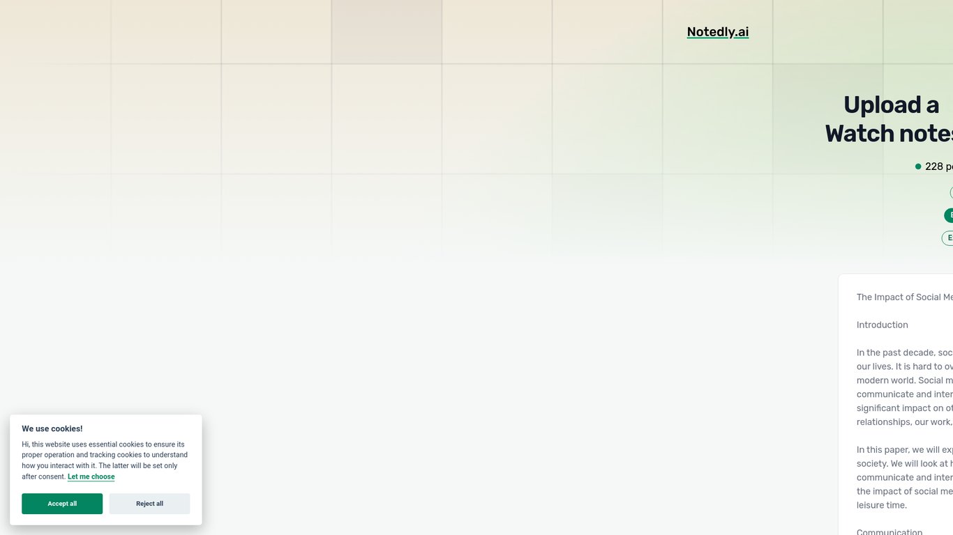 Notedly.ai Reviews, Alternatives, and Pricing updated November 2025