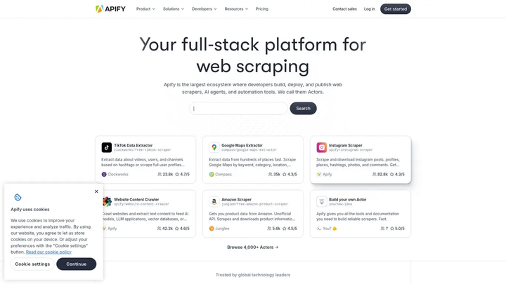 Apify Reviews, Alternatives, and Pricing updated November 2025