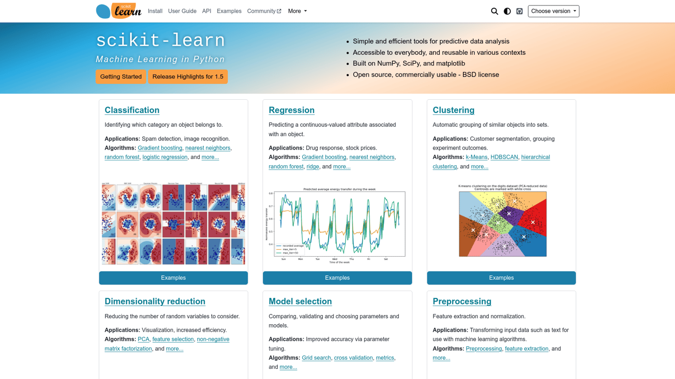 Scikit Learn Reviews, Alternatives, and Pricing updated September 2025