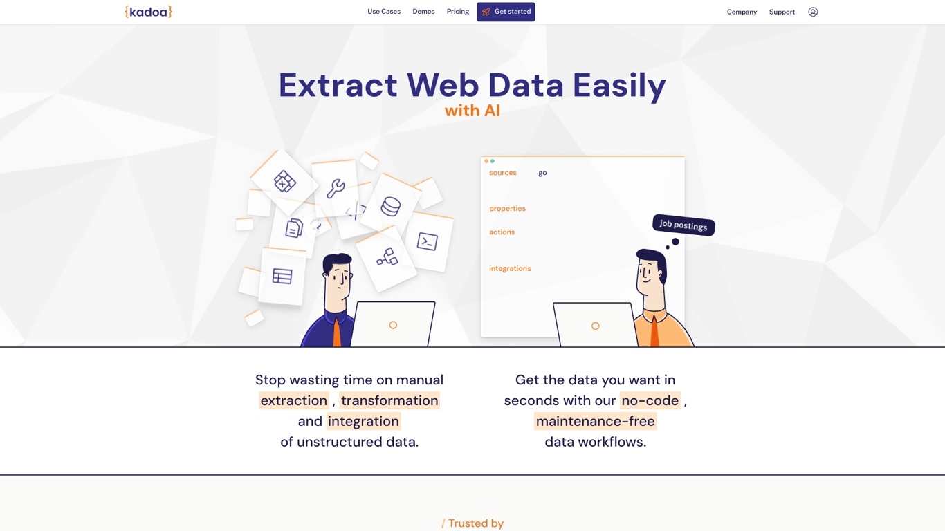 Kadoa Reviews, Alternatives, and Pricing updated October 2025