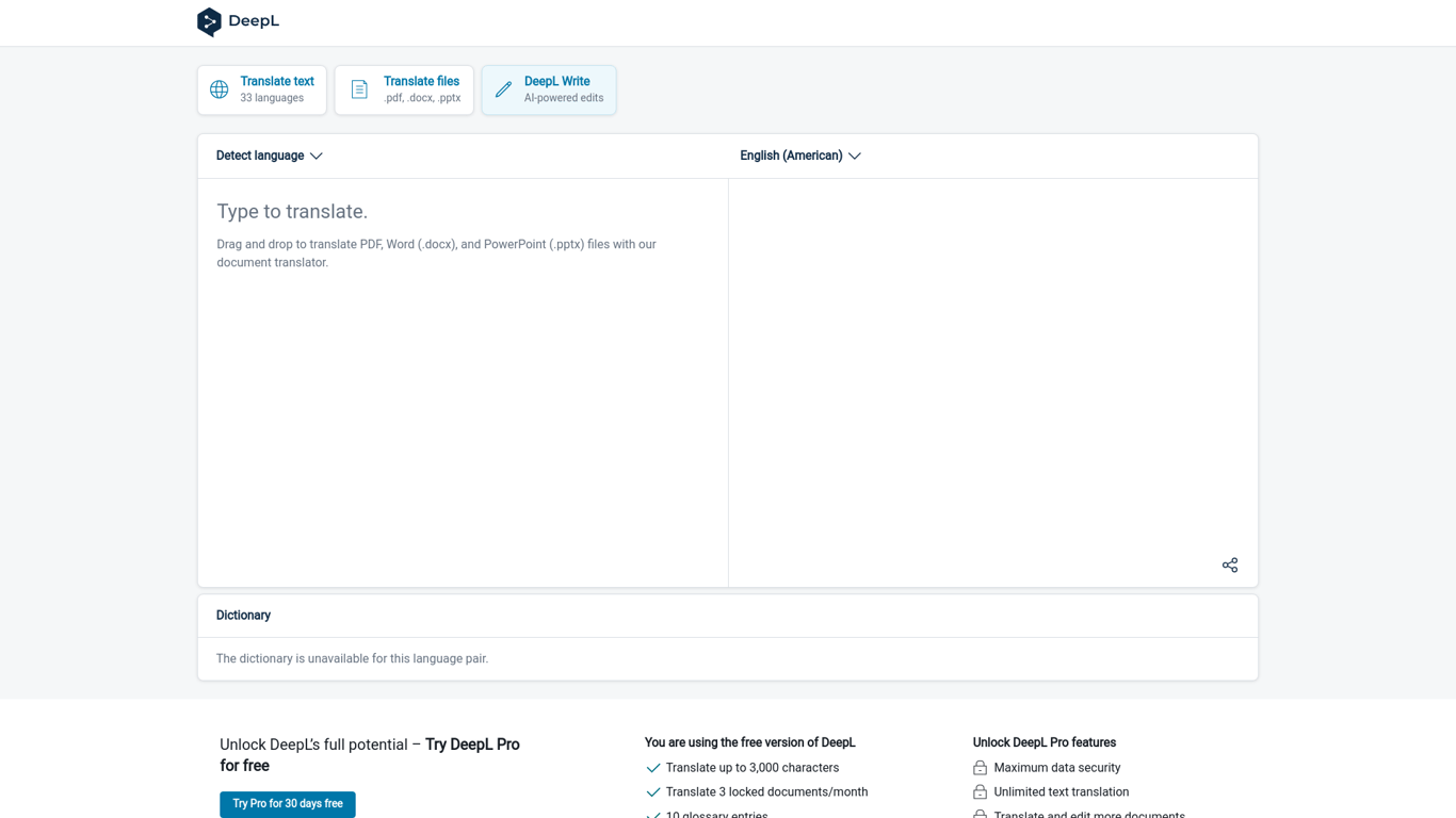 Bing Microsoft AI Translator vs DeepL Translate - Pricing, Features ...