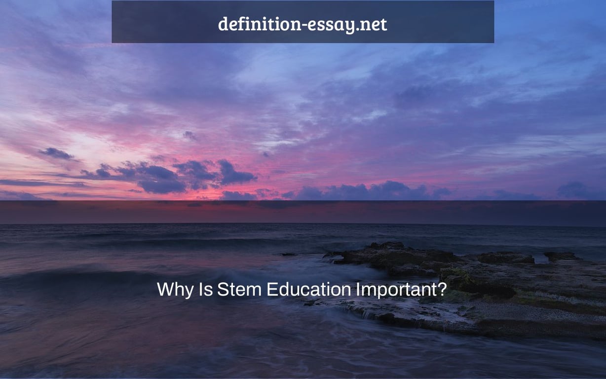 Why Is Stem Education Important Definition essay