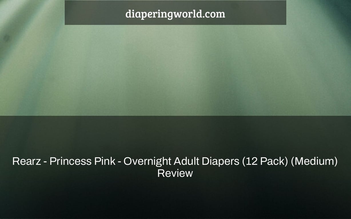 Rearz – Princess Pink – Overnight Adult Diapers (12 Pack) (Medium ...