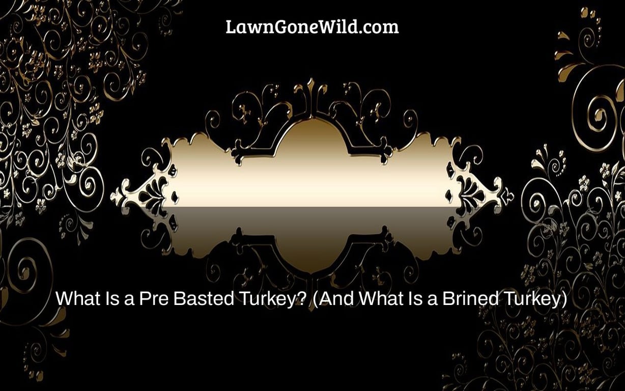 What Is a Pre Basted Turkey? (And What Is a Brined Turkey) - Lawn Gone Wild