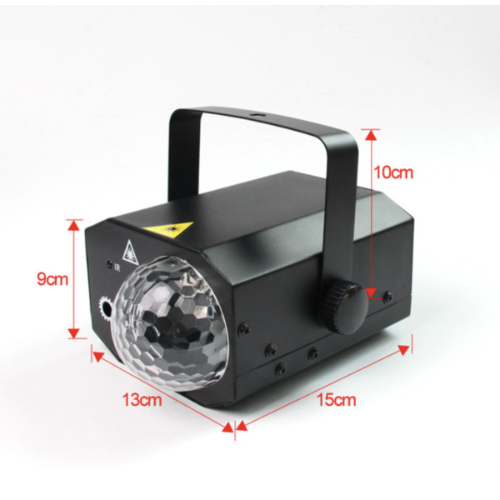 Φωτιστικό LED RGB 16 μοτίβων Laser Magic Ball 5W με Τηλεχειριστήριο 048 ...