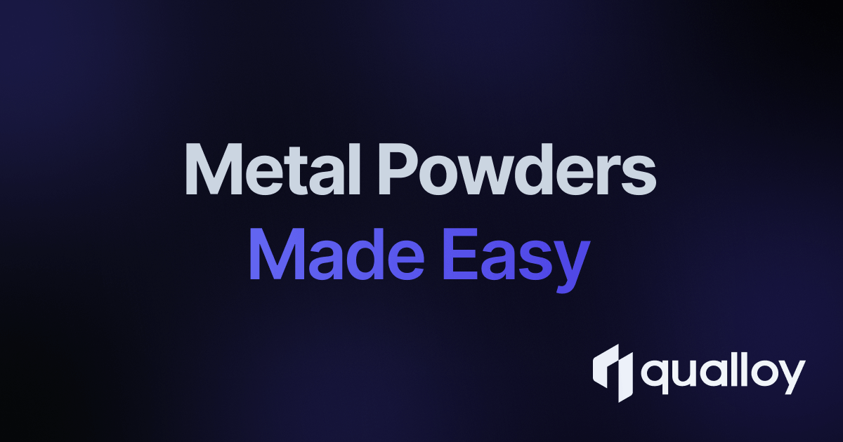 qualloy | Metal Powder Marketplace & Knowledge Hub