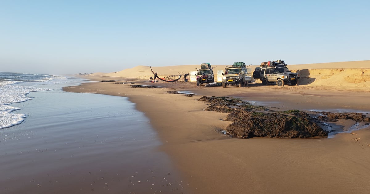 Walvis Bay Lagoon kite spot in Erongo - kitesurfing in Namibia