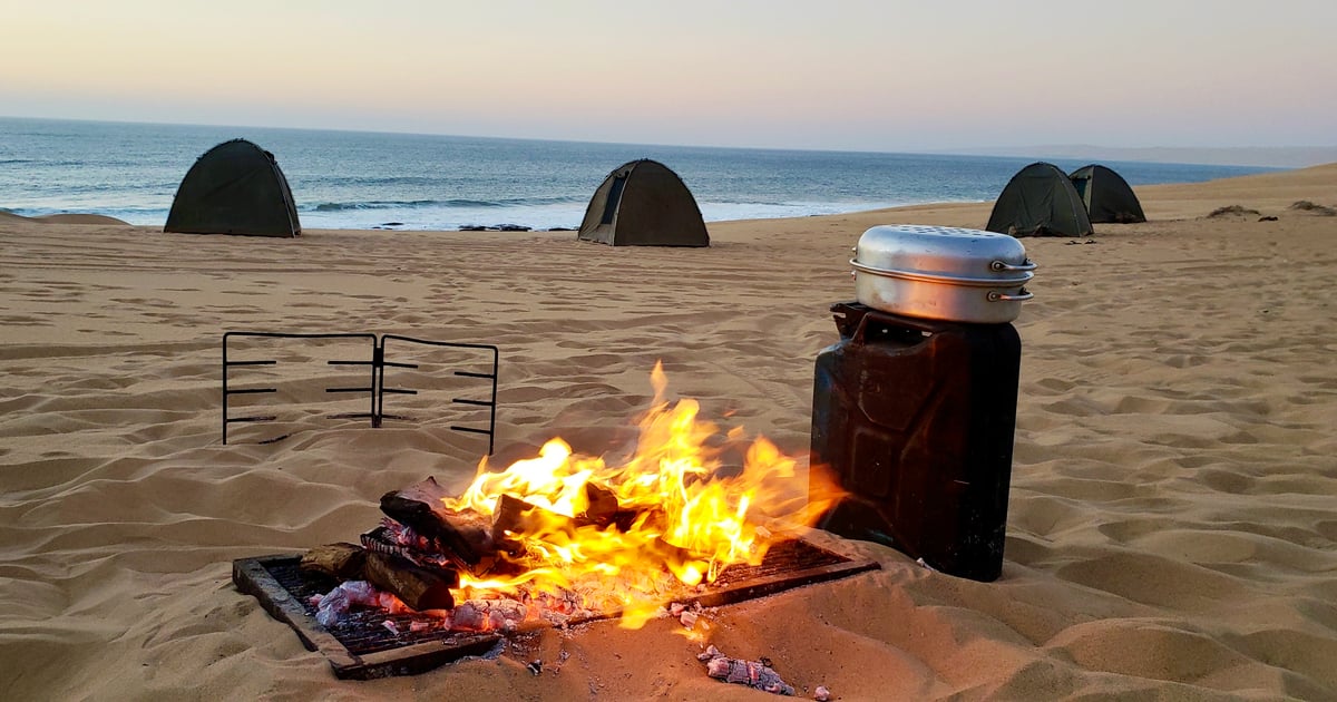 Donkey Bay kite spot in Erongo - Africa kitesurfing in Namibia