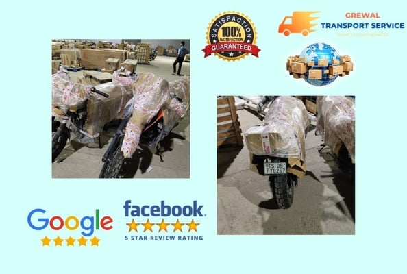 Bike transport services in Bangalore | Grewal charges