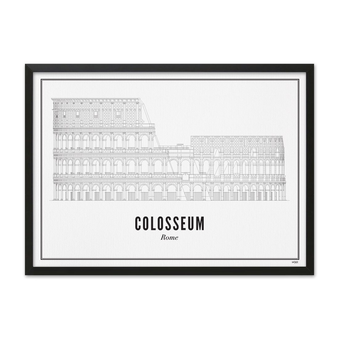 Poster of Rome - Colosseum | WIJCK.