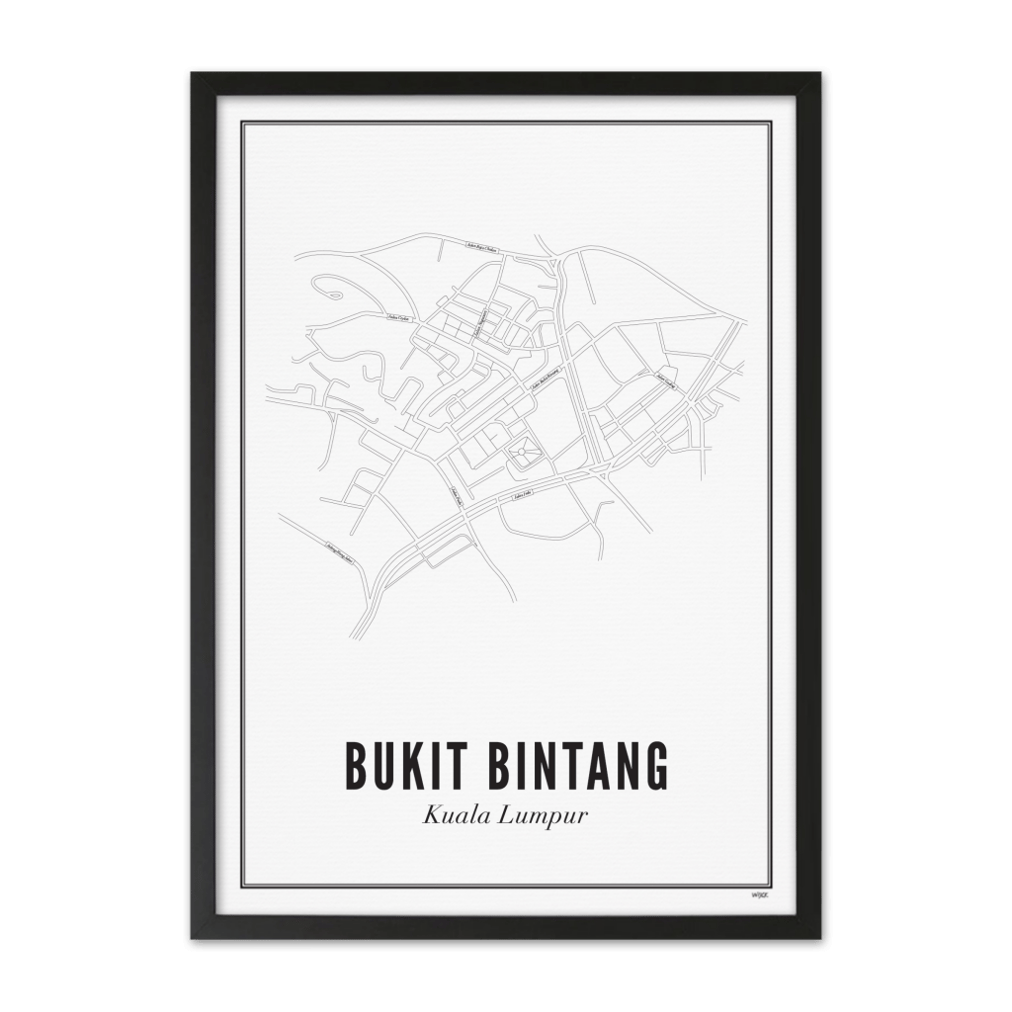 Poster of Kuala Lumpur - Bukit Bintang | WIJCK.