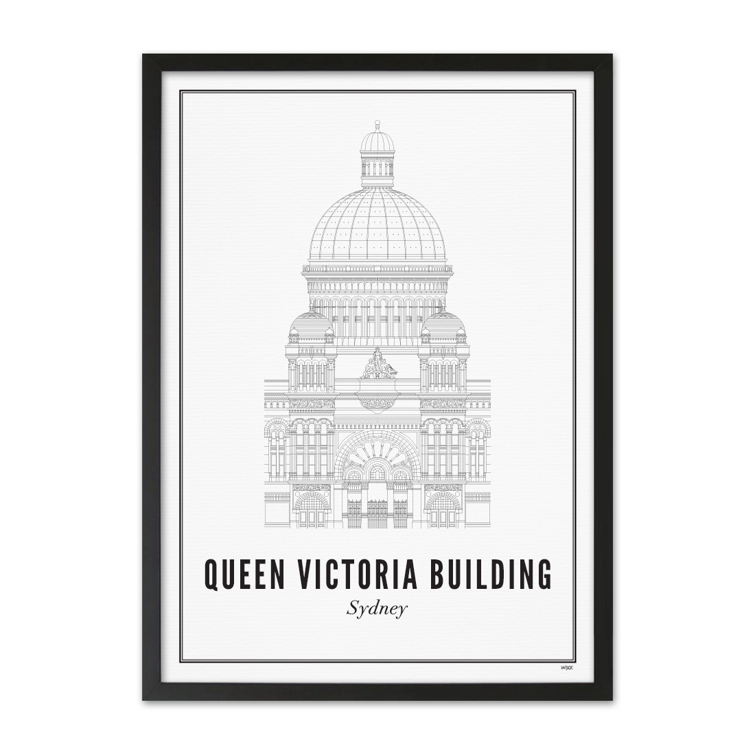 Poster of Sydney - Queen Victoria Building | WIJCK.