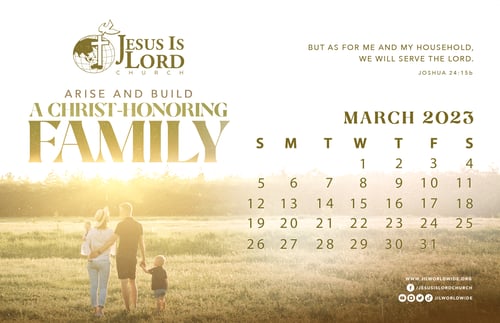 March Downloadables - Jesus Is Lord Church Worldwide