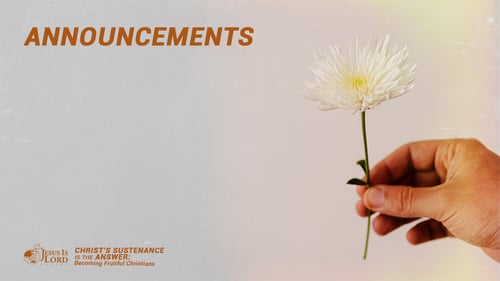 January Downloadables - Jesus Is Lord Church Worldwide