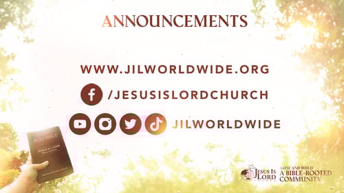 July Downloadables - Jesus Is Lord Church Worldwide