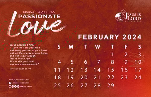 February Downloadables - Jesus Is Lord Church Worldwide
