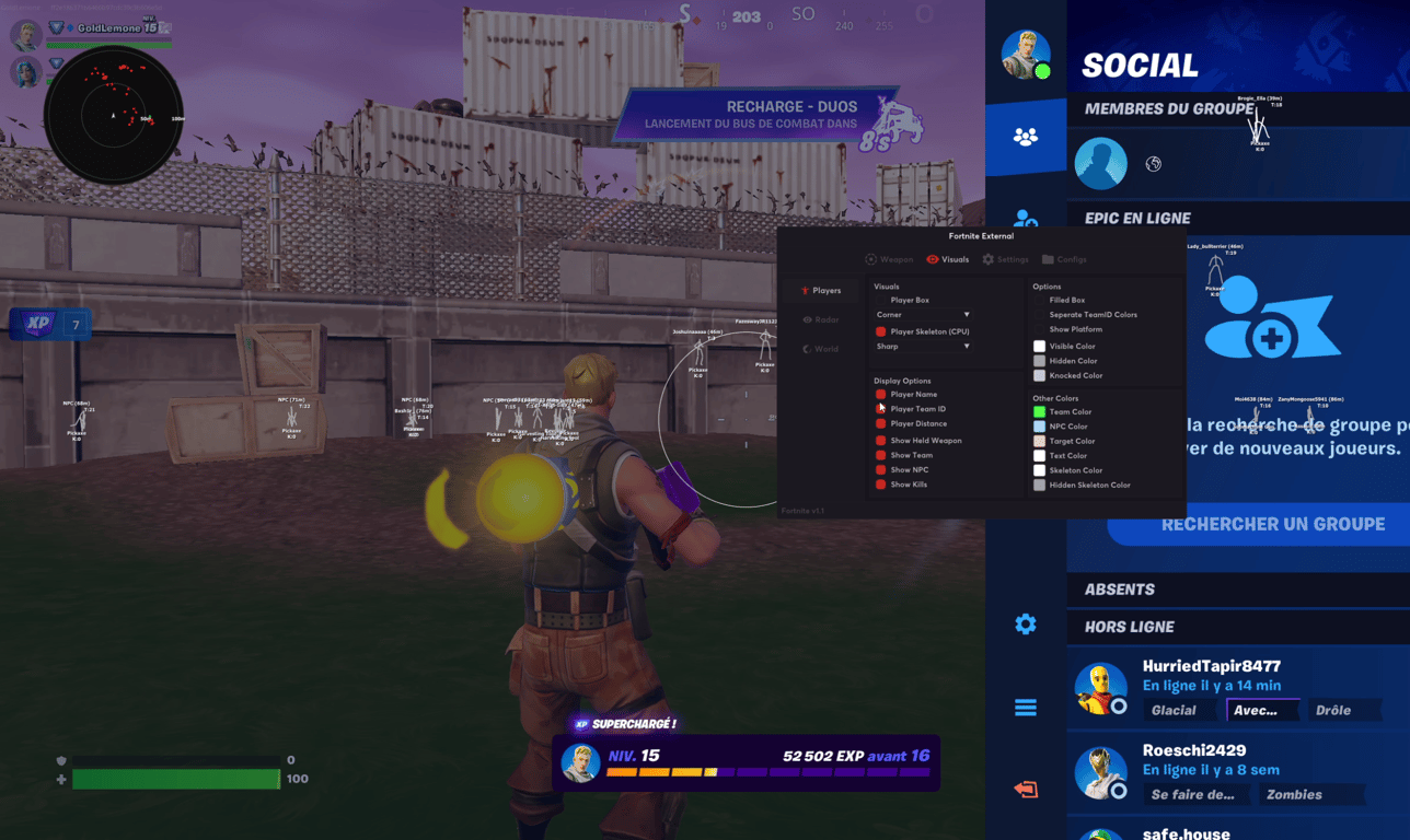 Disconnect Fortnite External