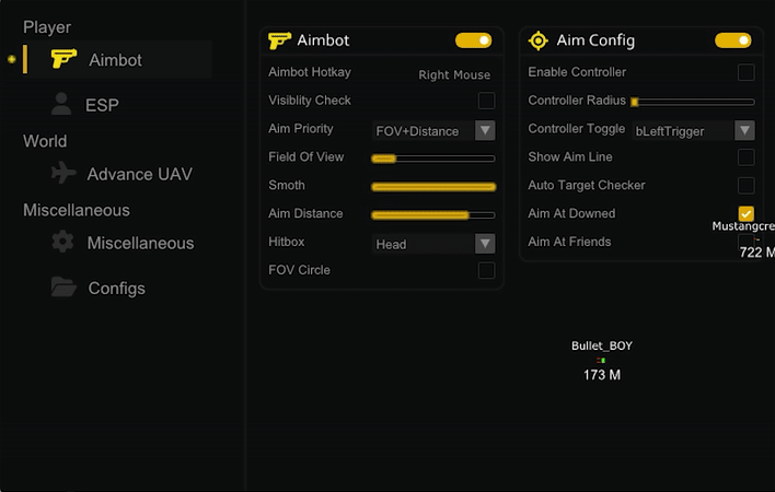 BO6/Warzone Gold External Chair & Spoofer