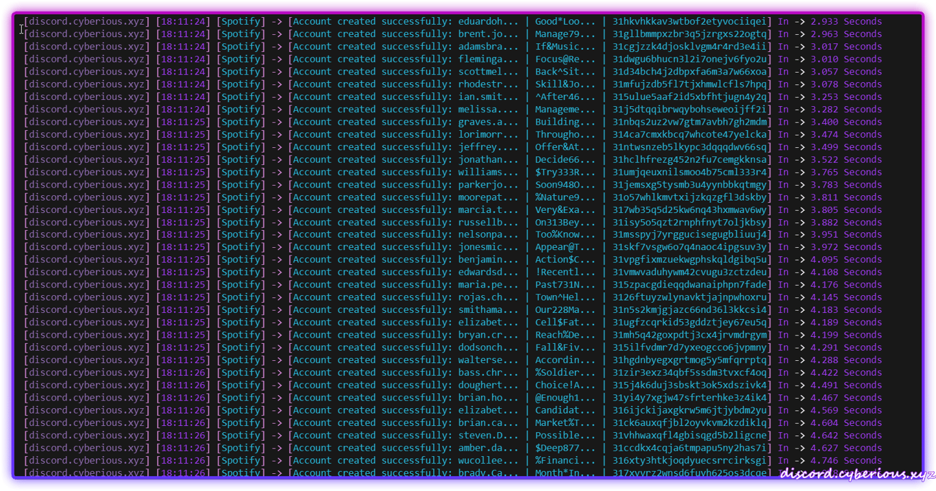 Spotify Account creator