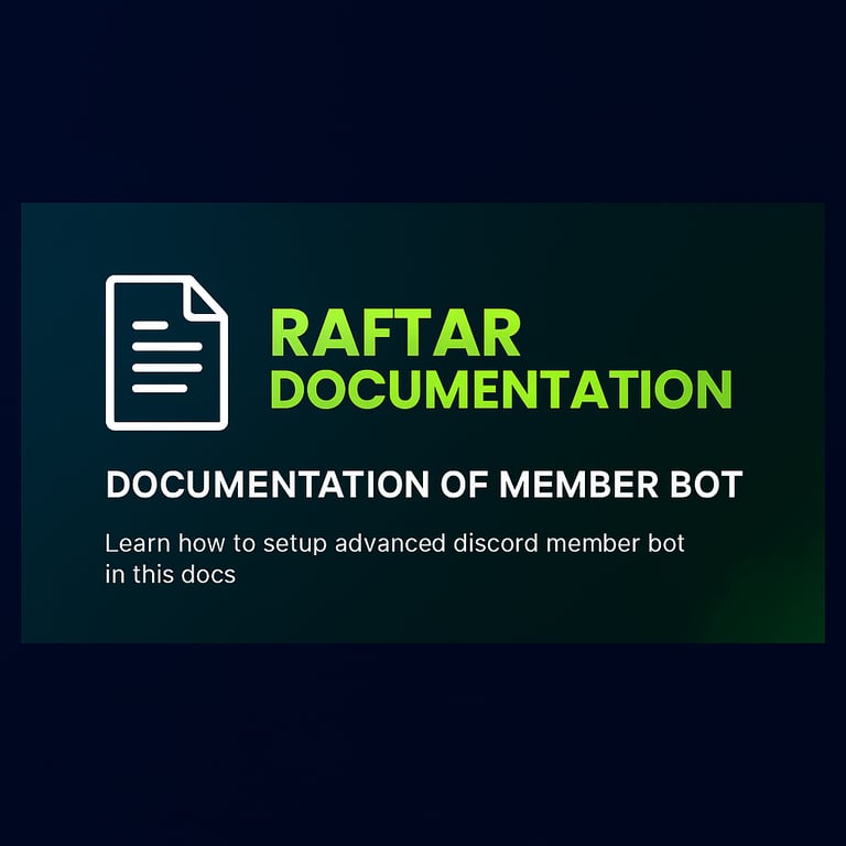 Discord Member Bot - Docs