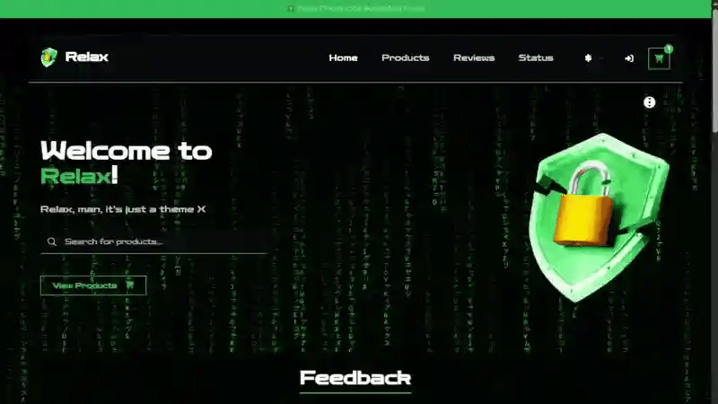 SellAuth | Matrix Theme - Theme | Best SellAuth Templates
