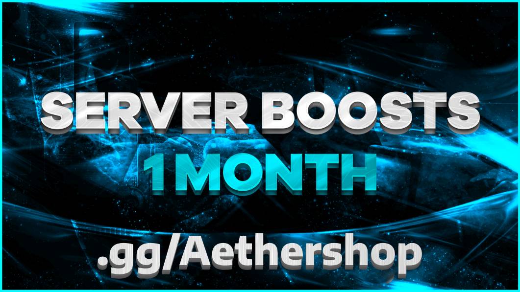Server Boost (1 Month) - The Aether