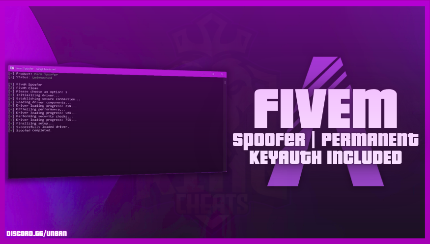 FiveM Spoofer (PERM) | SOURCE