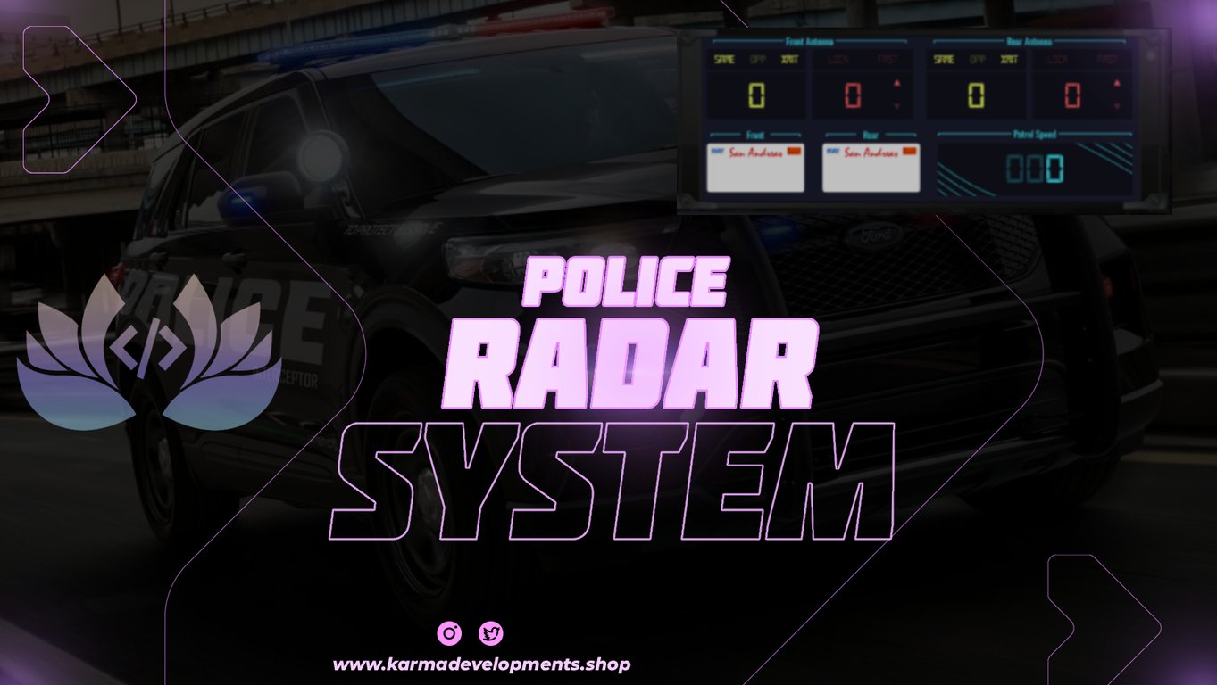 Fivem - EchoRP 2.0 Inspired Police Radar System