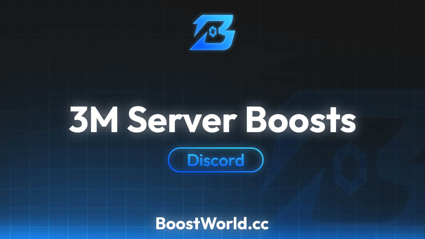 Server Boosts 3 Months - Boost World