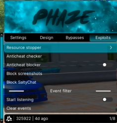 Phaze Menu / Nexus Menu