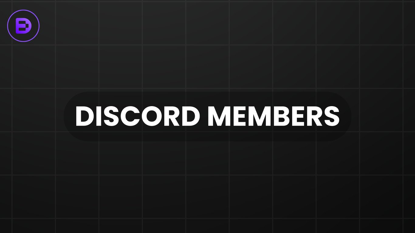 Discord Members (Auth / Real Users)