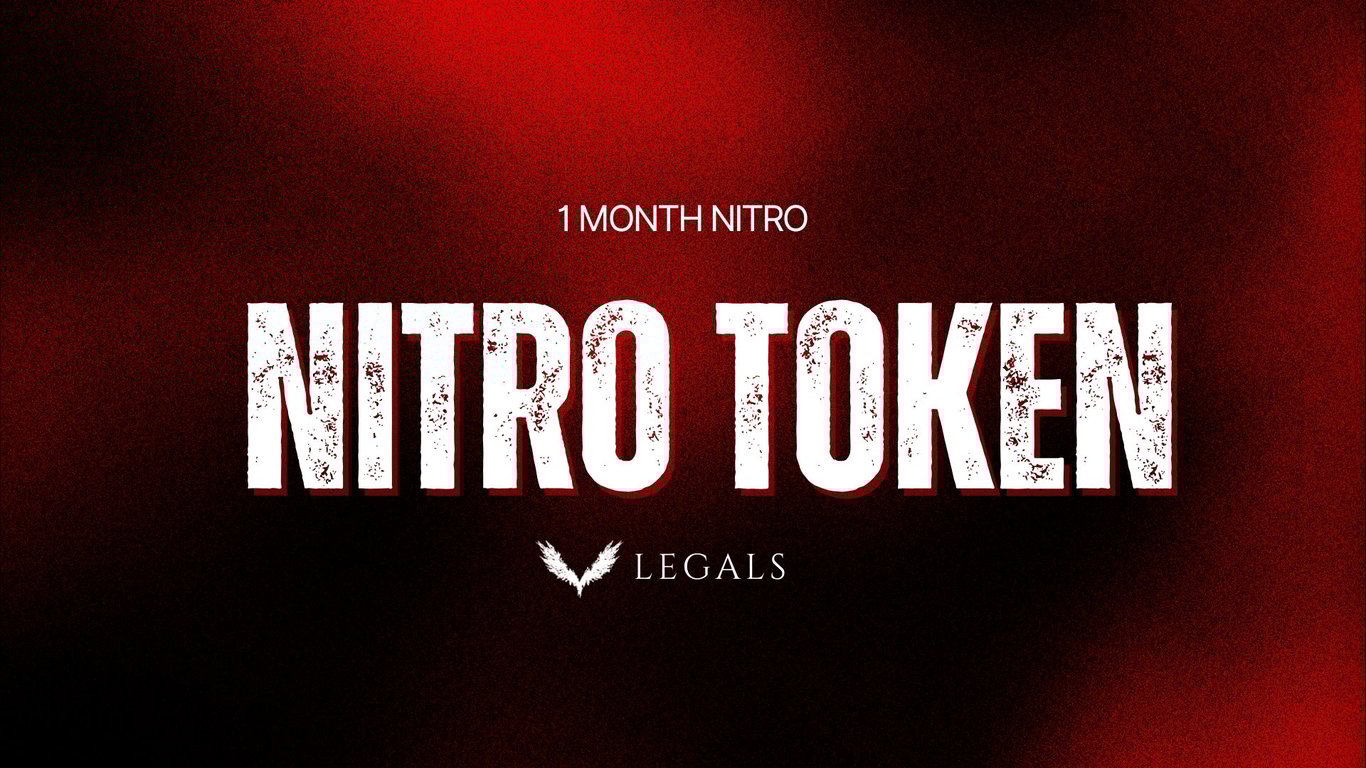 1 Month Nitro Token [ Not Fa ]