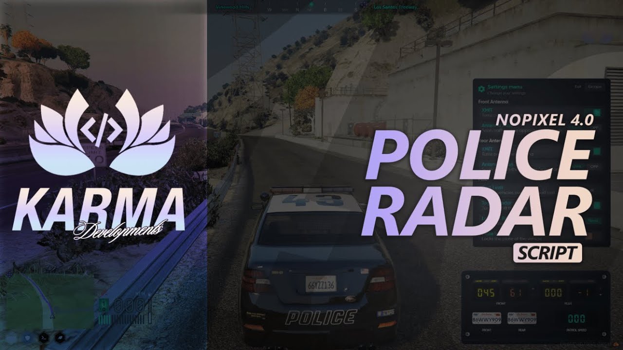 Fivem - Police Radar System {Standalone}