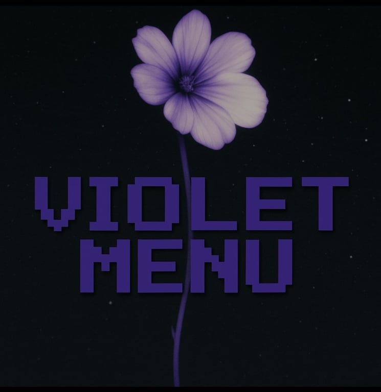 Violet Menu - Cha’s Shop