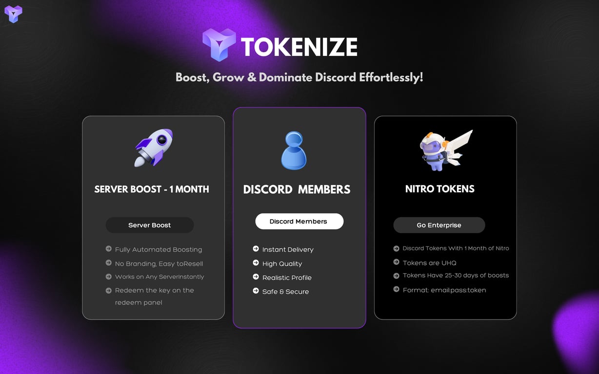 Nitro Tokens 1 Month