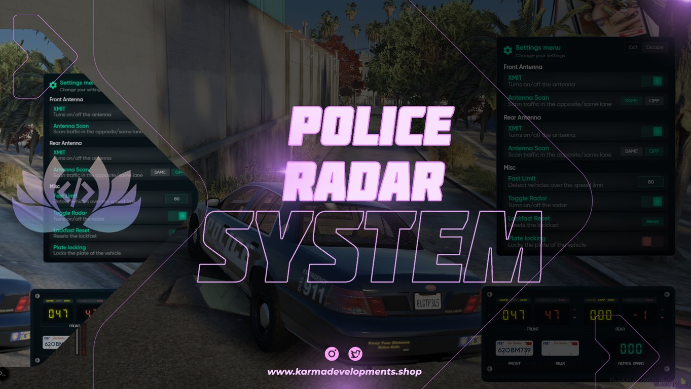 Fivem - Police Radar System