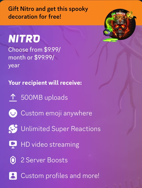 DISCORD NITRO FREE 1 MONTH MEMB