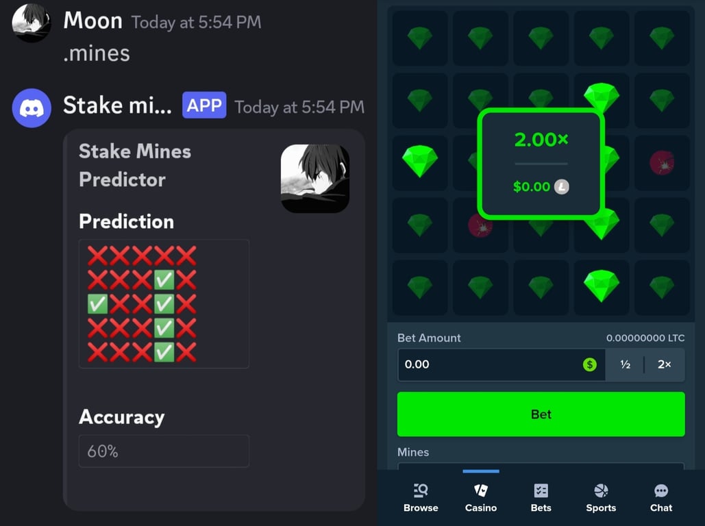 Stake mines predictor discord bot