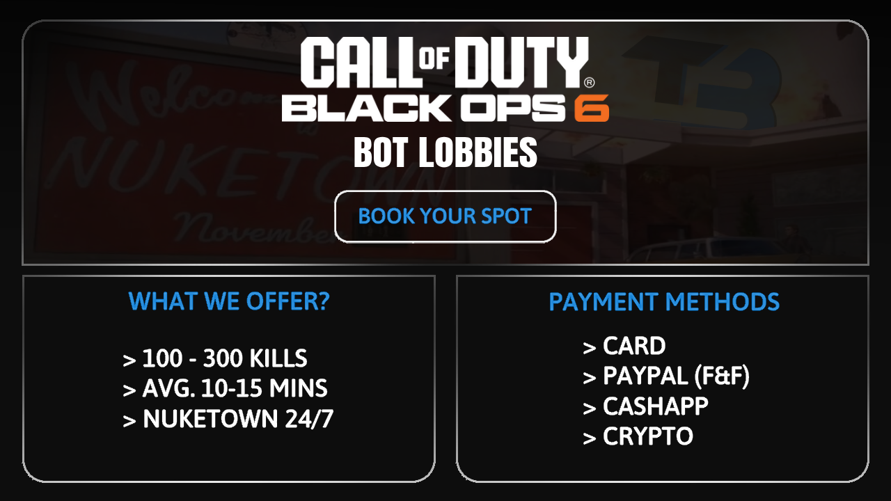 BO6 Bot Lobbies - TruBlu Solutions