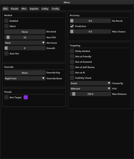 BO6/Warzone Zenith Internal Chair & Spoofer