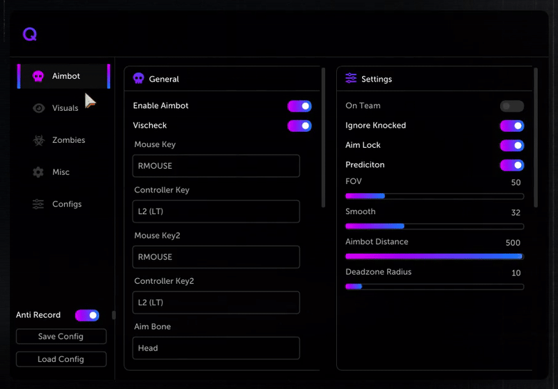 BO6/Warzone Q External Chair & Spoofer